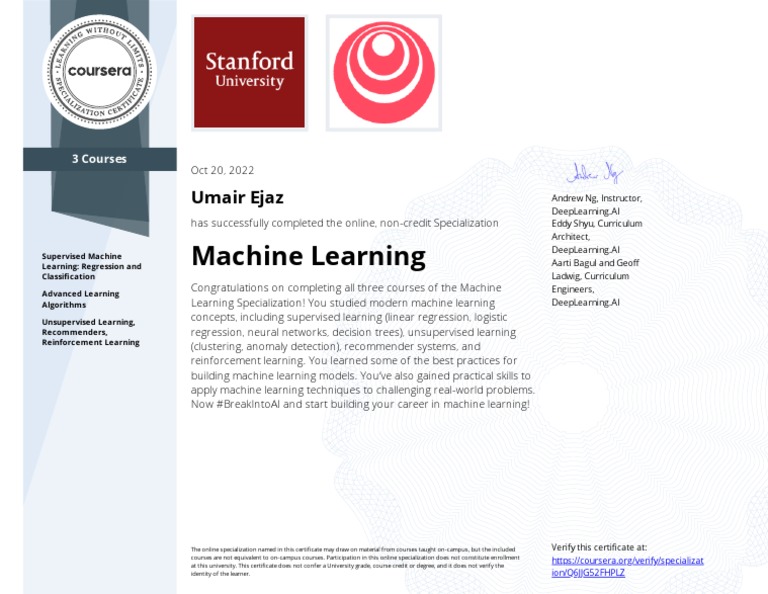 Coursera Q6JJG52FHPLZ | PDF | Machine Learning | Emerging Technologies