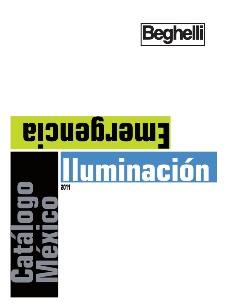 Beghelli Iluminacion de Emergencia | PDF | Diseño
