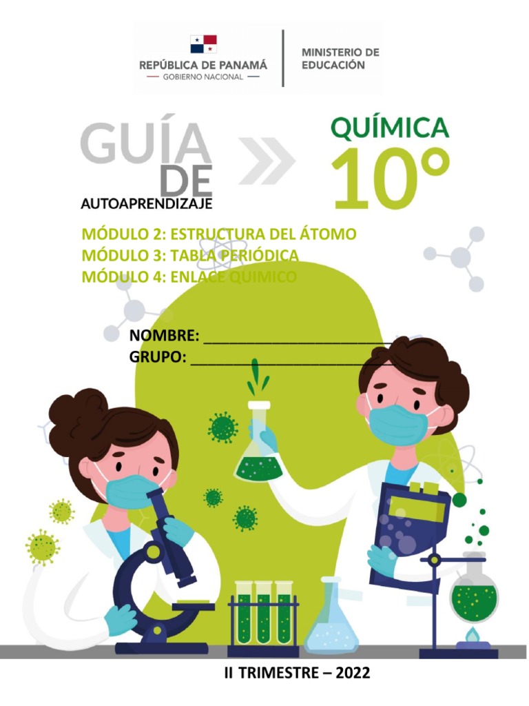 MODULO DE QUÍMICA 10 Estructura Atómica | PDF | Átomos | Núcleo atómico