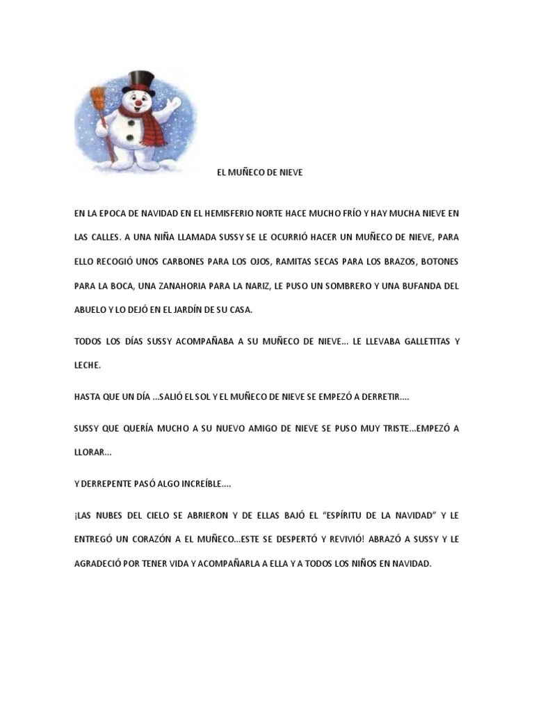 El Muñeco de Nieve | PDF