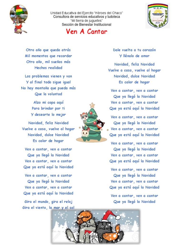 Ven A Cantar Navidad Pdf