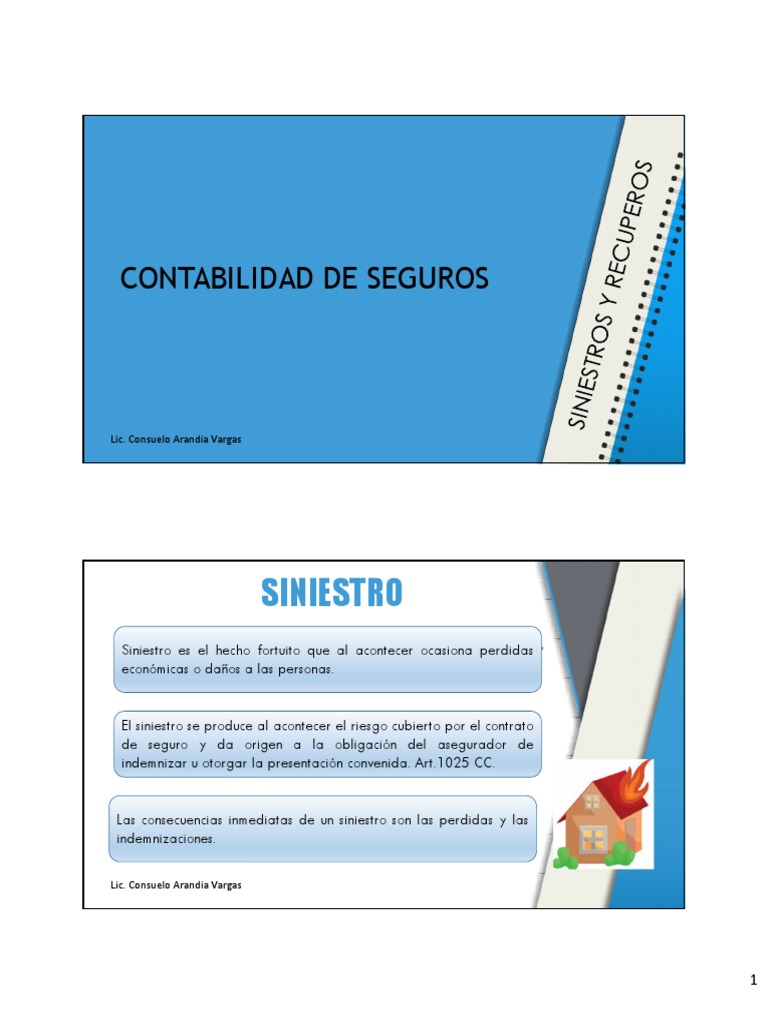 Siniestros y Recuperos | PDF | Contabilidad | Póliza de seguros