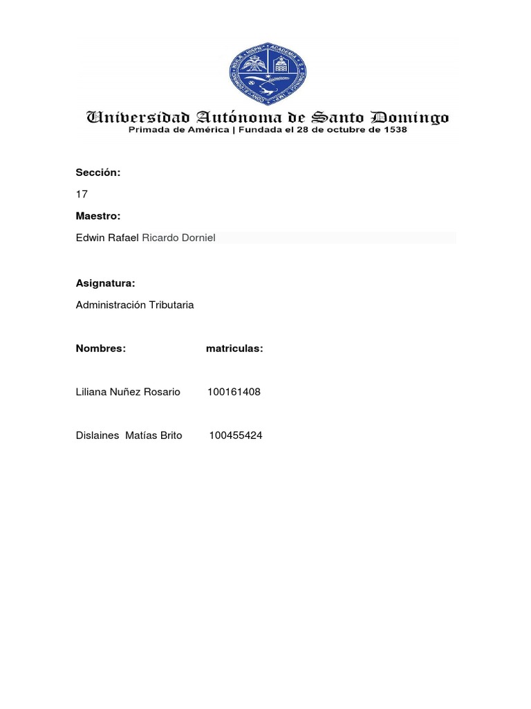 Unidad 2 Objetivo de La Administración Tributaria. | PDF | Impuestos | Impuesto sobre la renta