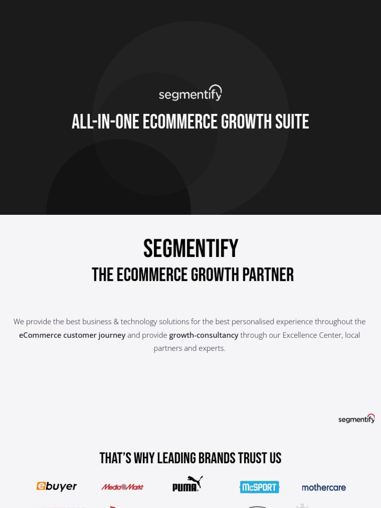 Segmentify Sales Presentation | PDF