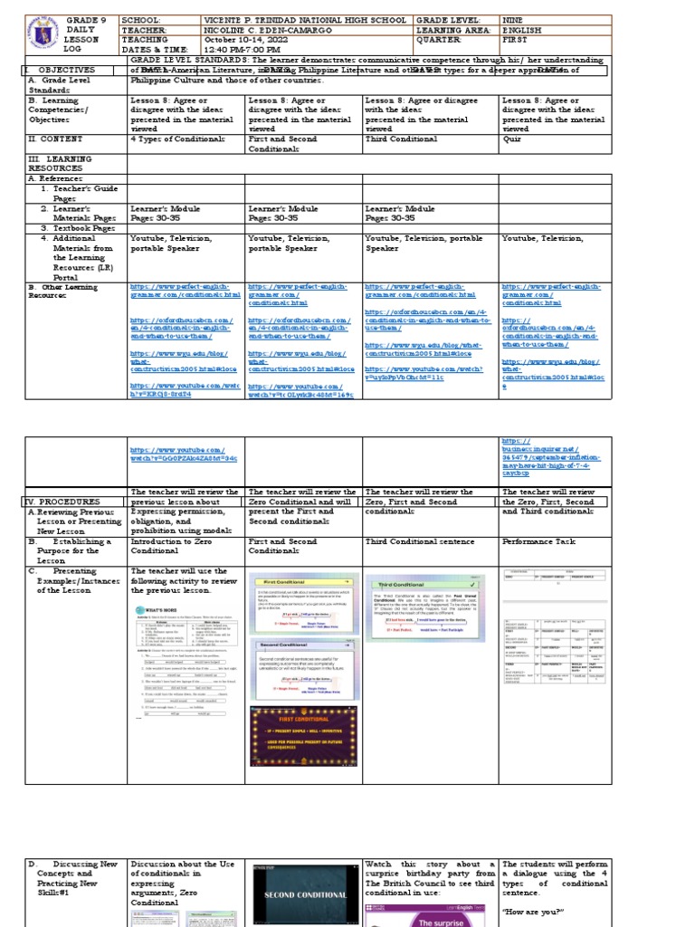 Q1-Lesson-7-Use Conditionals in Expressing Arguments | PDF