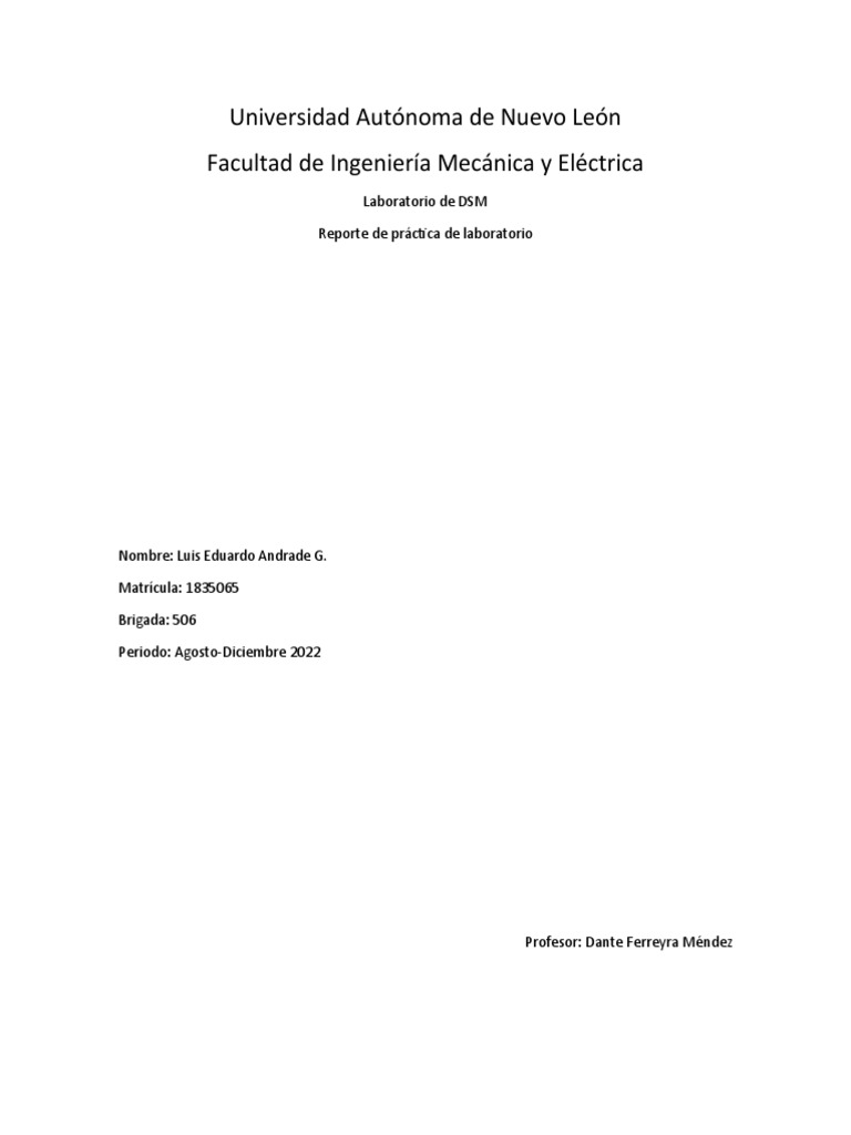 Practica 4 Lab DSM | PDF