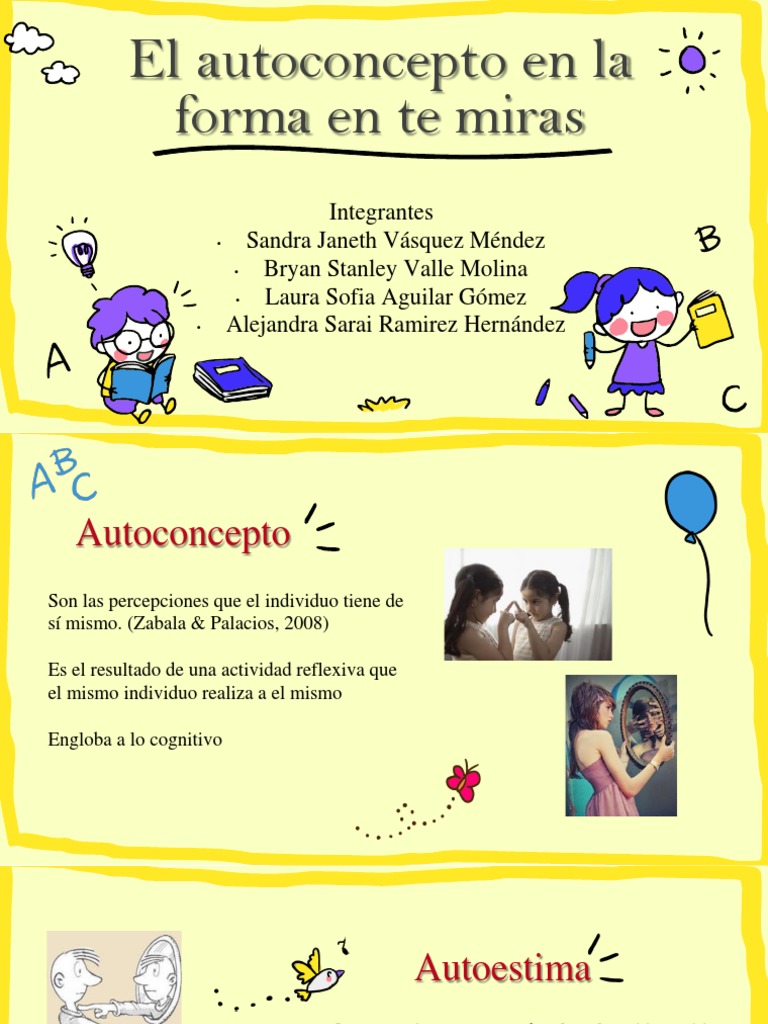 10 - El Autoconcepto | PDF | Autoeficacia | Educación de la primera infancia