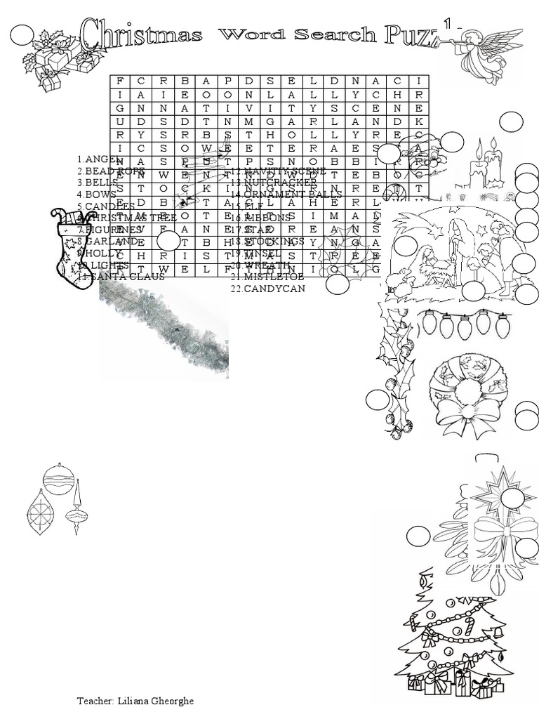 Navidad Sopa de Letras | PDF