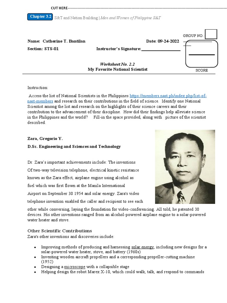 Gregorio Zara (Scientist) | PDF | Science | Scientist