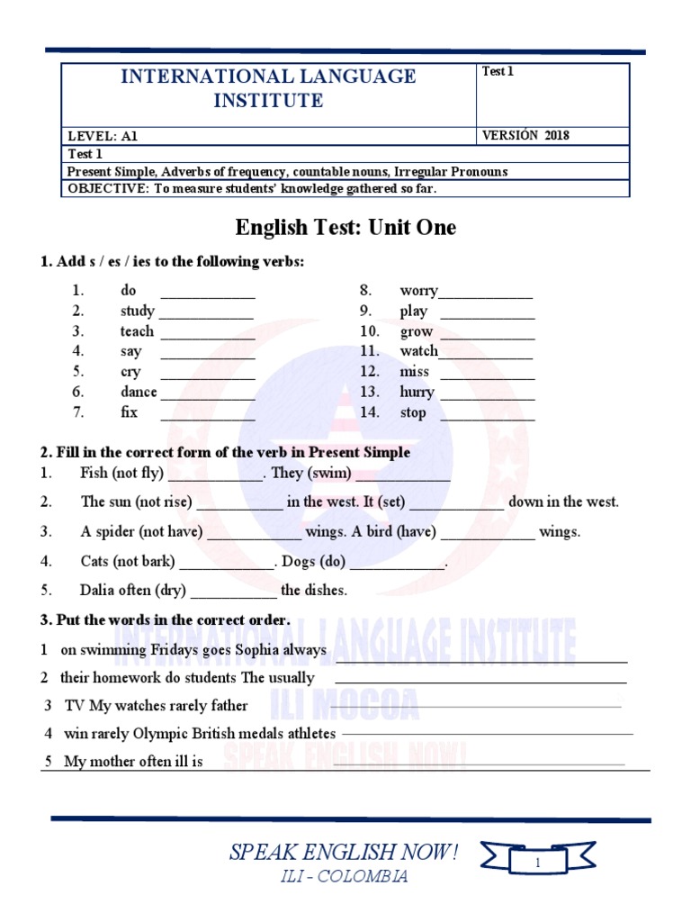Guia de Ingles | PDF | English Language | Verb
