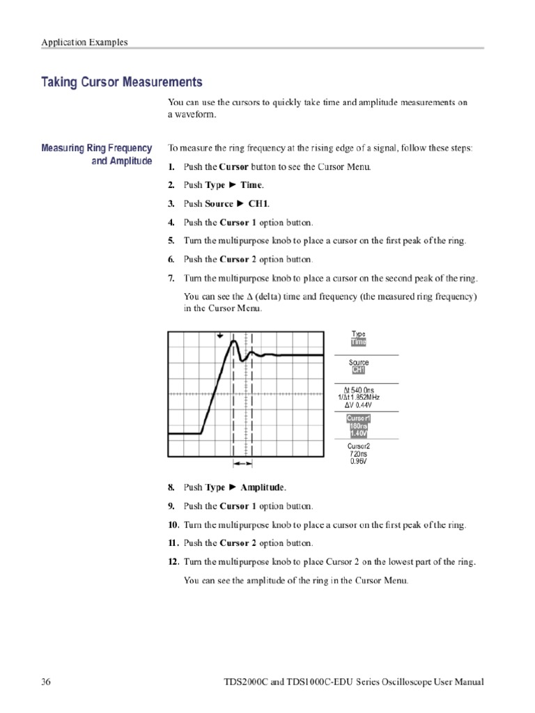 Medidas Cursor | PDF