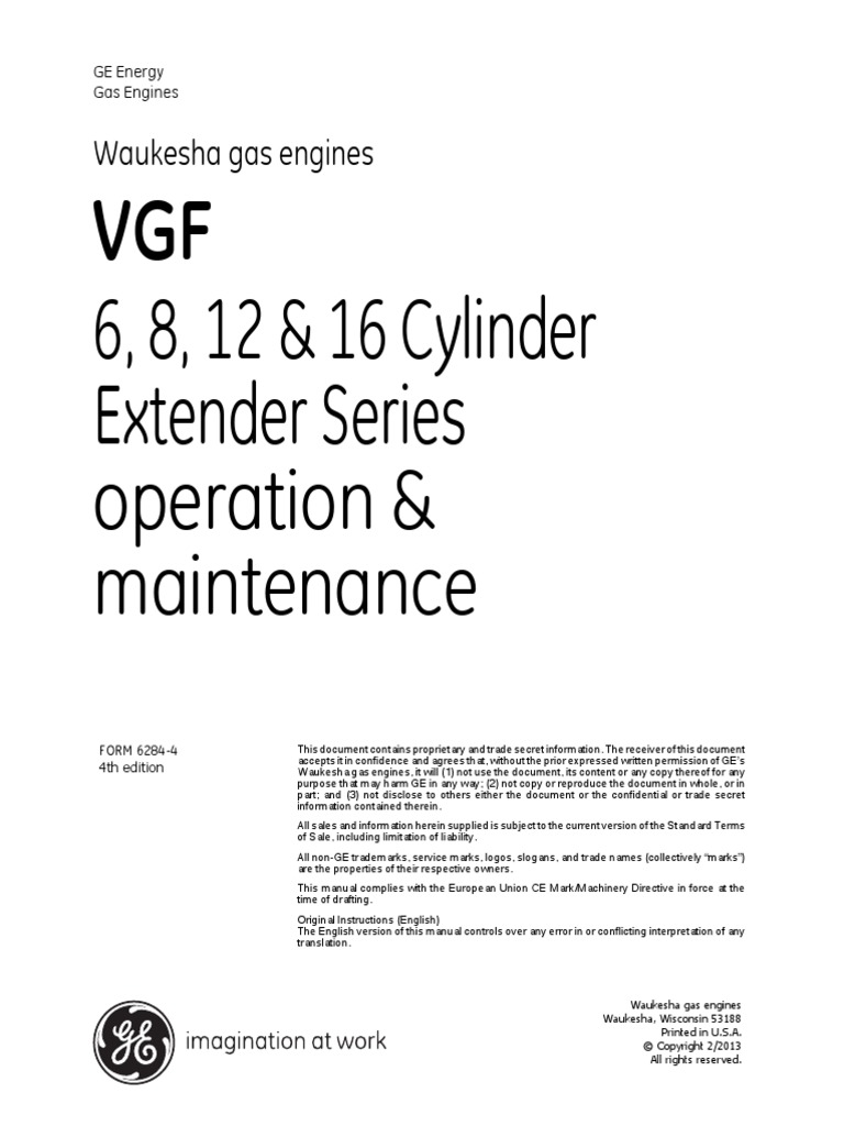 Manual IOM Waukesha F18 | PDF