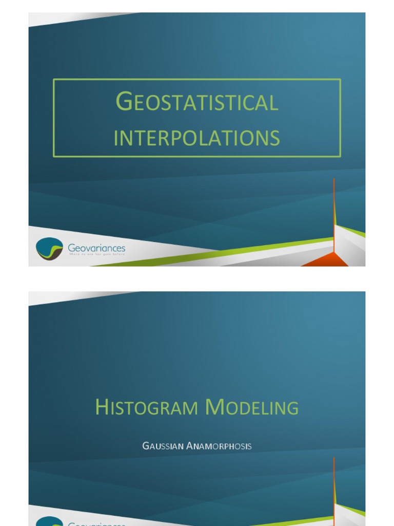 Gaussian Anamorphosis in Geostatistics | PDF | Variance | Normal ...