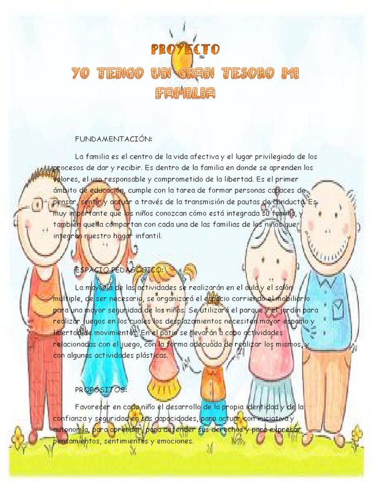 PROYECTO Familia | PDF | Aprendizaje | Ciencia cognitiva