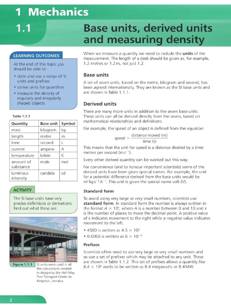 Units and Measurements | PDF