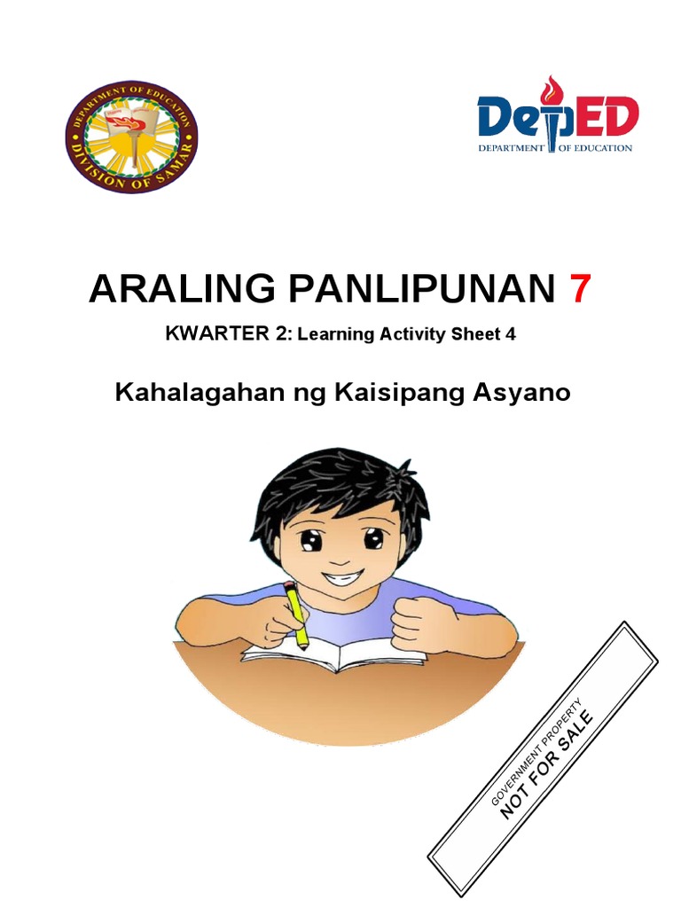 Final - AP7 - Q2 - LAS NO.4 - Kahalagahan NG Kaisipang Asyano - ECHAQUE | PDF
