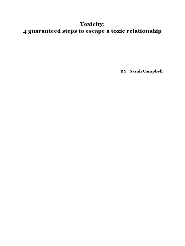 Toxic | PDF