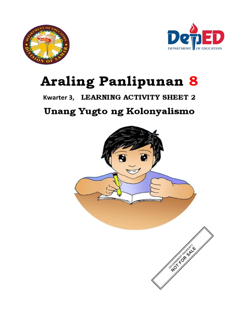 Final - AP 8-q3 - LAS 2 (Week 2-3) - Unang Yugtong NG Kolonisasyon | PDF