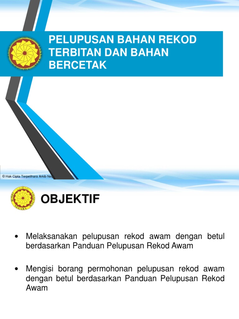 Pelupusan Buku (Bahan Cetak & Terbitan) | PDF