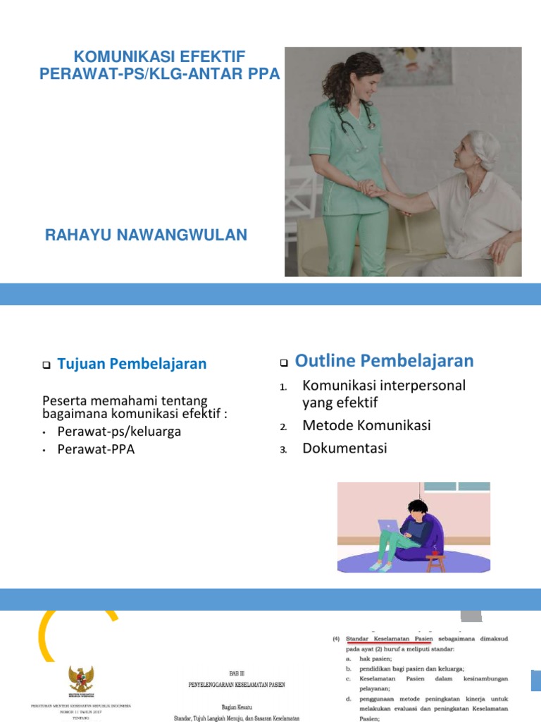 Komunikasi Efektif Perawat Antar Ppa | PDF