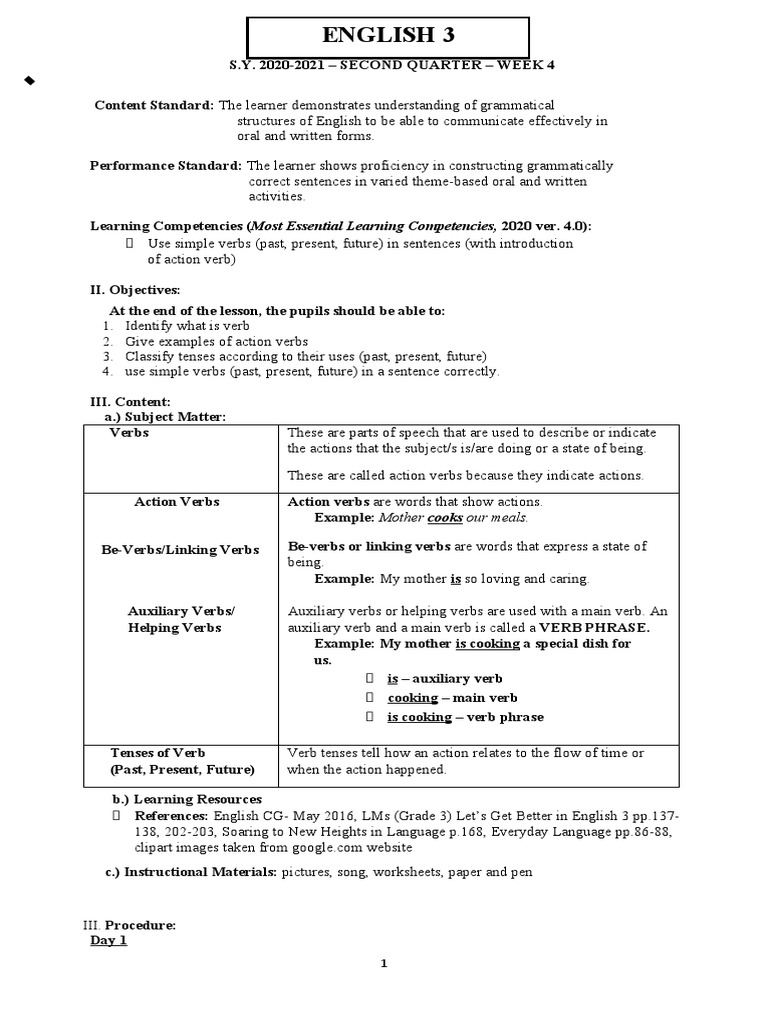 English-3-Quarter 2-Week-4-QARODEL | PDF