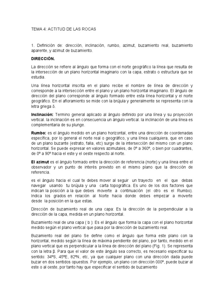 Tema 4 | PDF | Azimut | Mapa