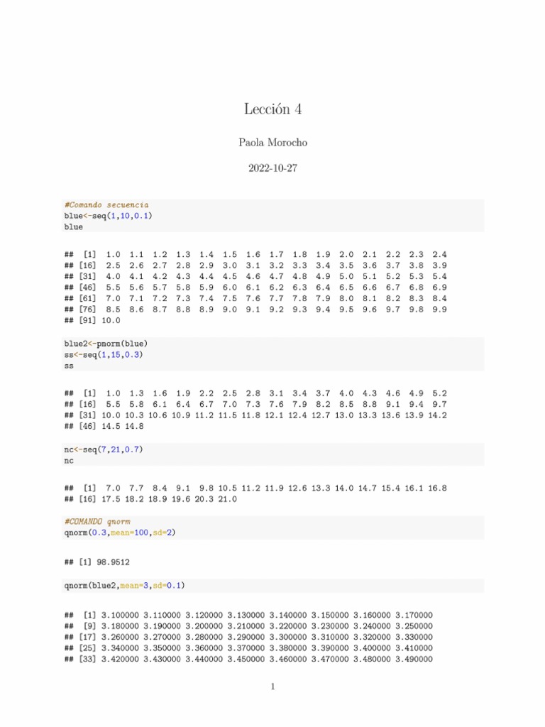 Leccion 4 | PDF