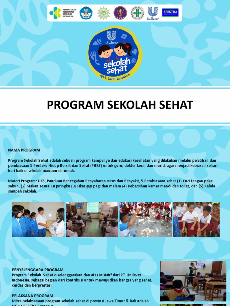 Mekanisme Dan Rencana Tindak Lanjut Sekolah Sehat | PDF