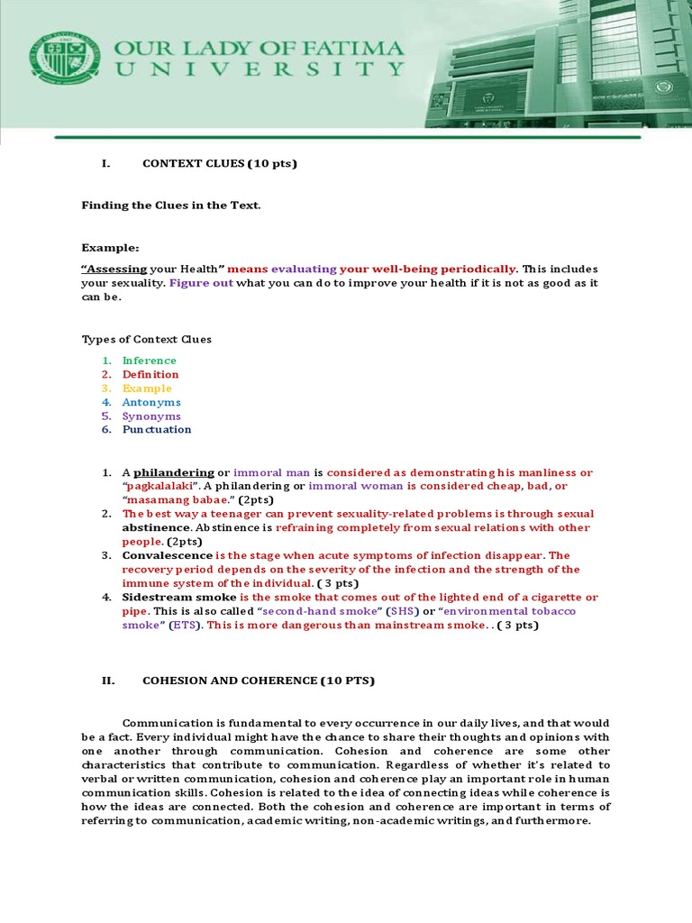 Fmbularan Engl 111 Midterm Activity 22 23 | Download Free PDF | Word ...