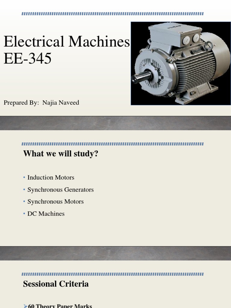 Induction Motors Part 1 PDF | PDF