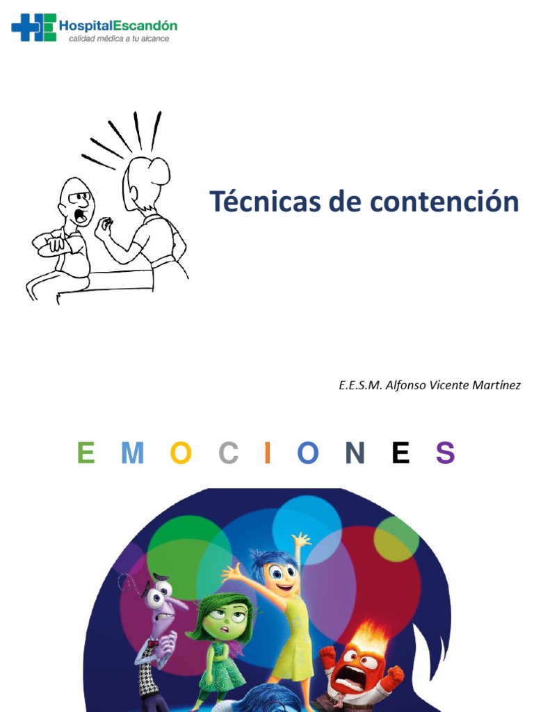 Técnicas de Contención | PDF | Farmacología | Cuidado de la salud