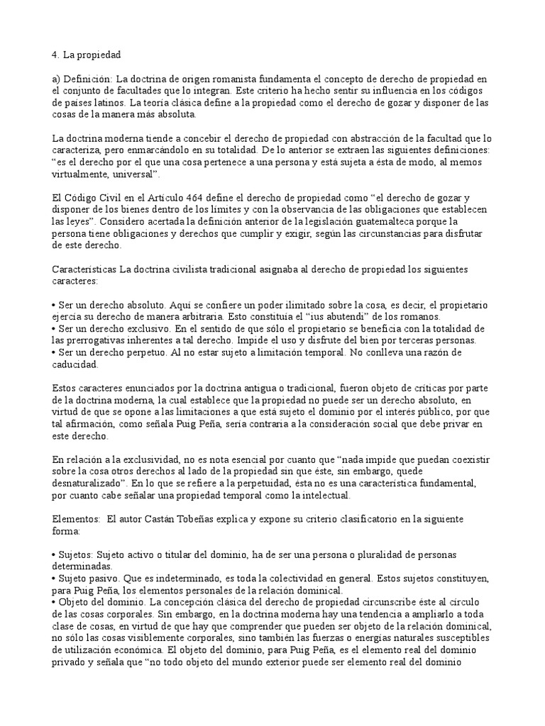 Civil 2 La Propiedad | PDF | Propiedad | Estado (política)