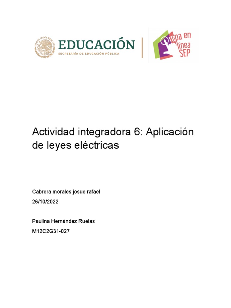 Actividad Integradora 6 | PDF
