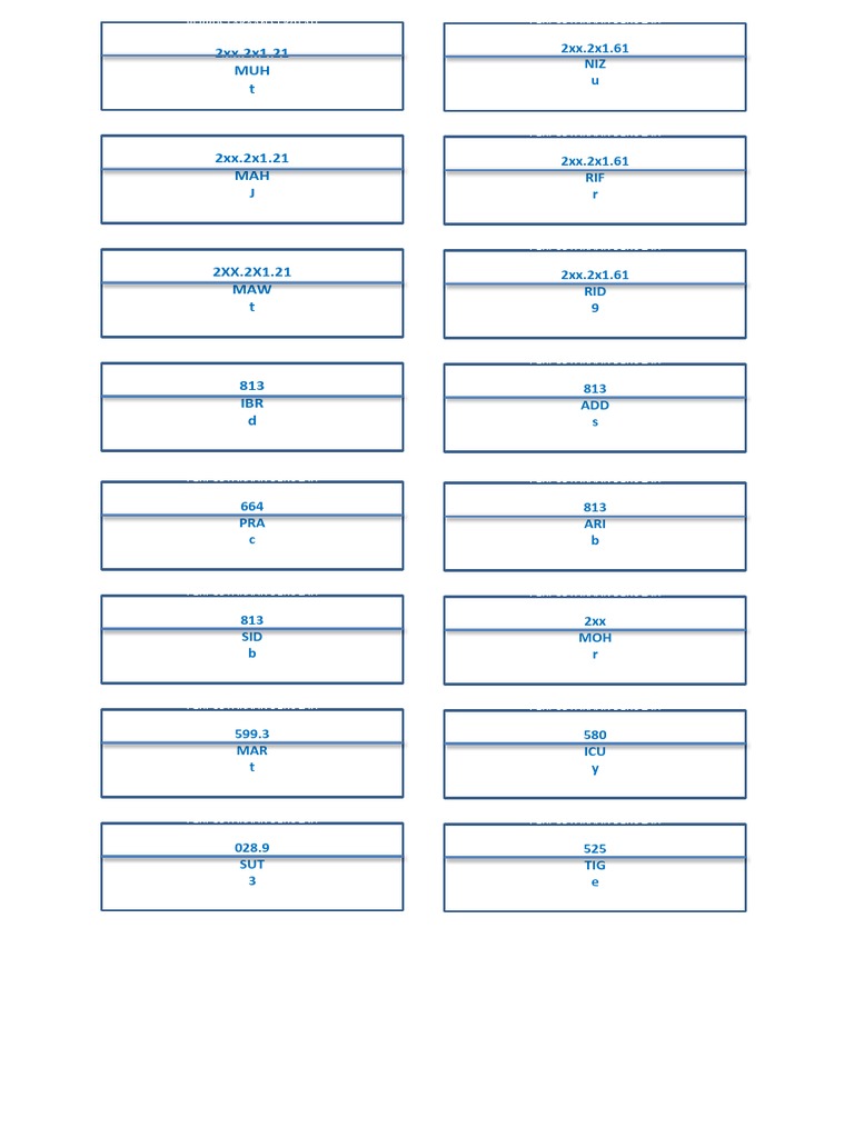 Label Buku Perpustakaan | PDF