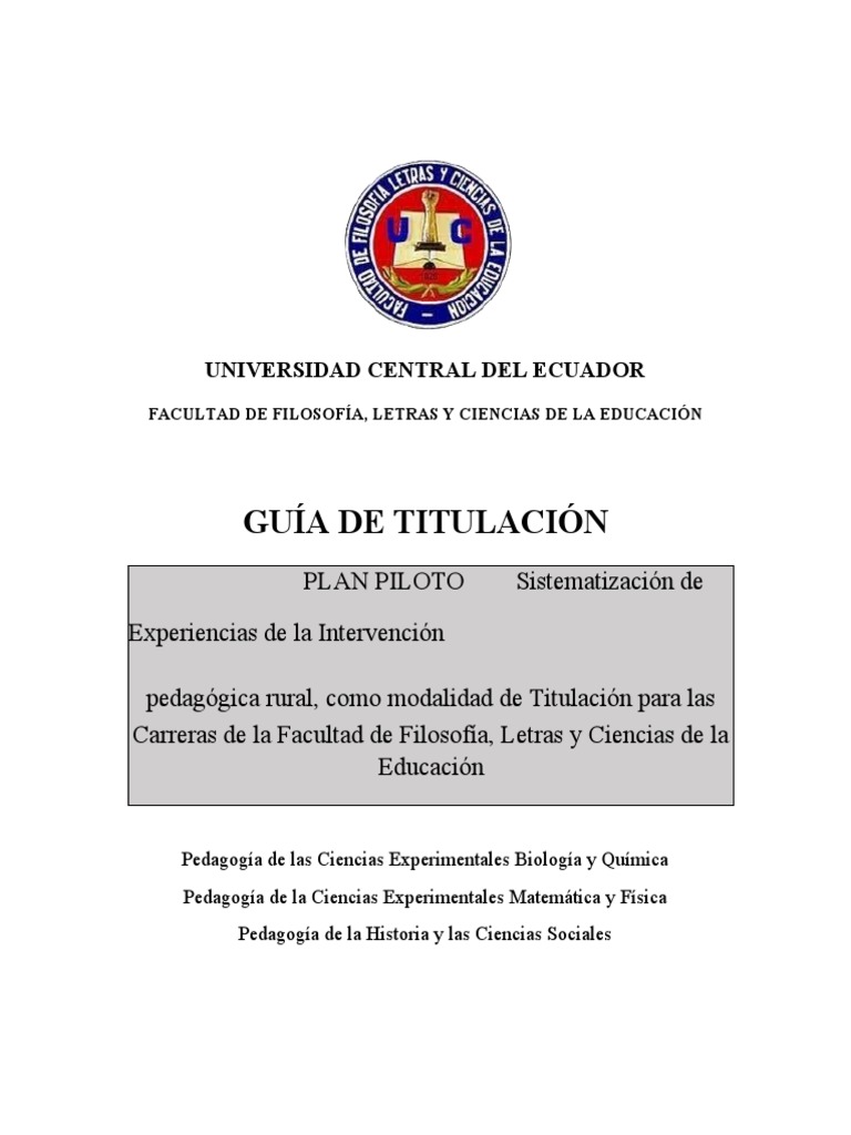 Guía Sistematización Experiencias Intervenciónrural | PDF | Pedagogía ...