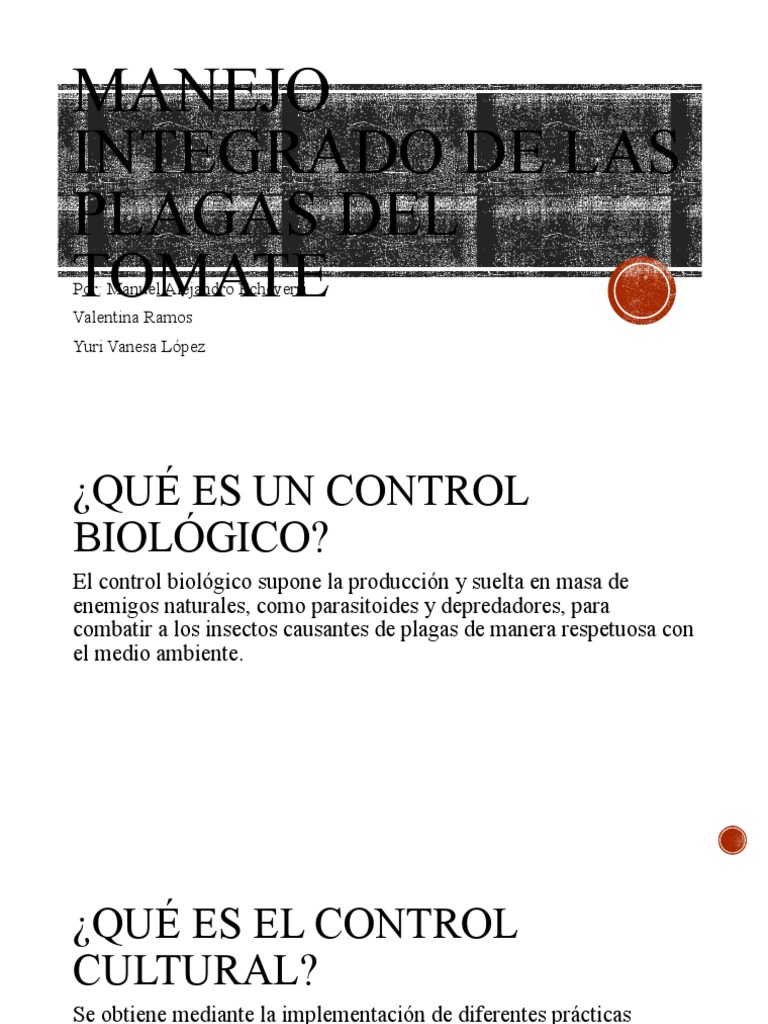 Presentación Sena 2 | PDF | Control biológico de plagas | Plaga (organismo)