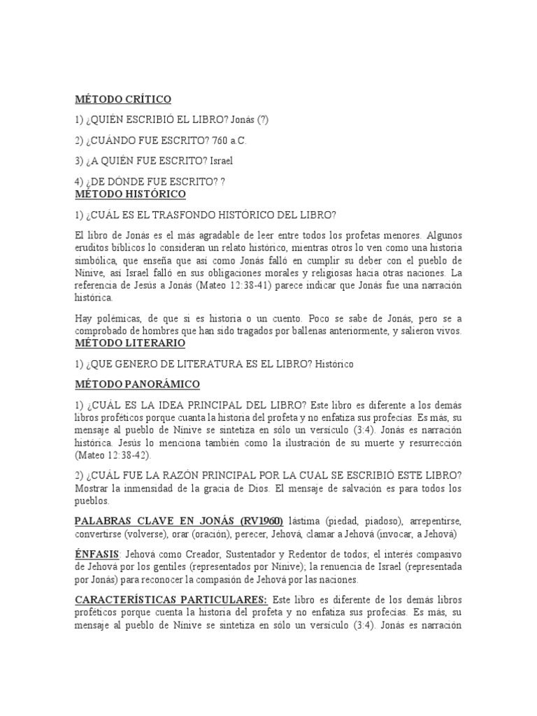 JONAS | PDF | Jonás | Jesús