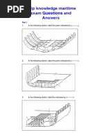 Maritime Questions With Answers | PDF | Ships | Deck (Ship)