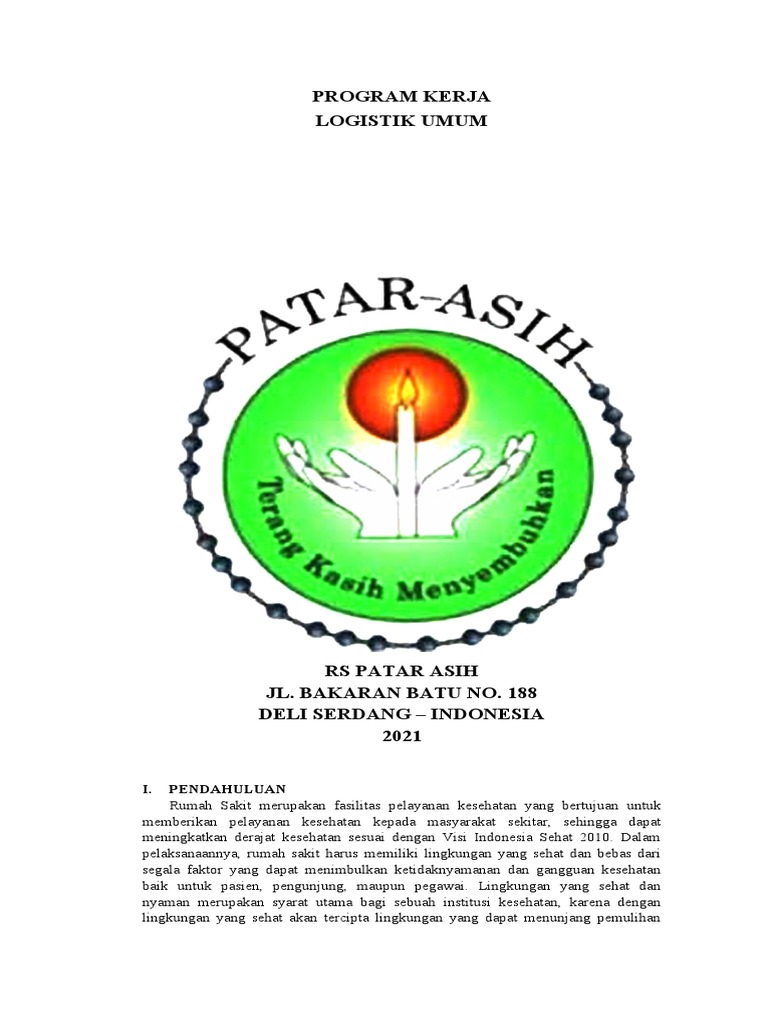 Program Kerja Unit Logistik Umum | PDF
