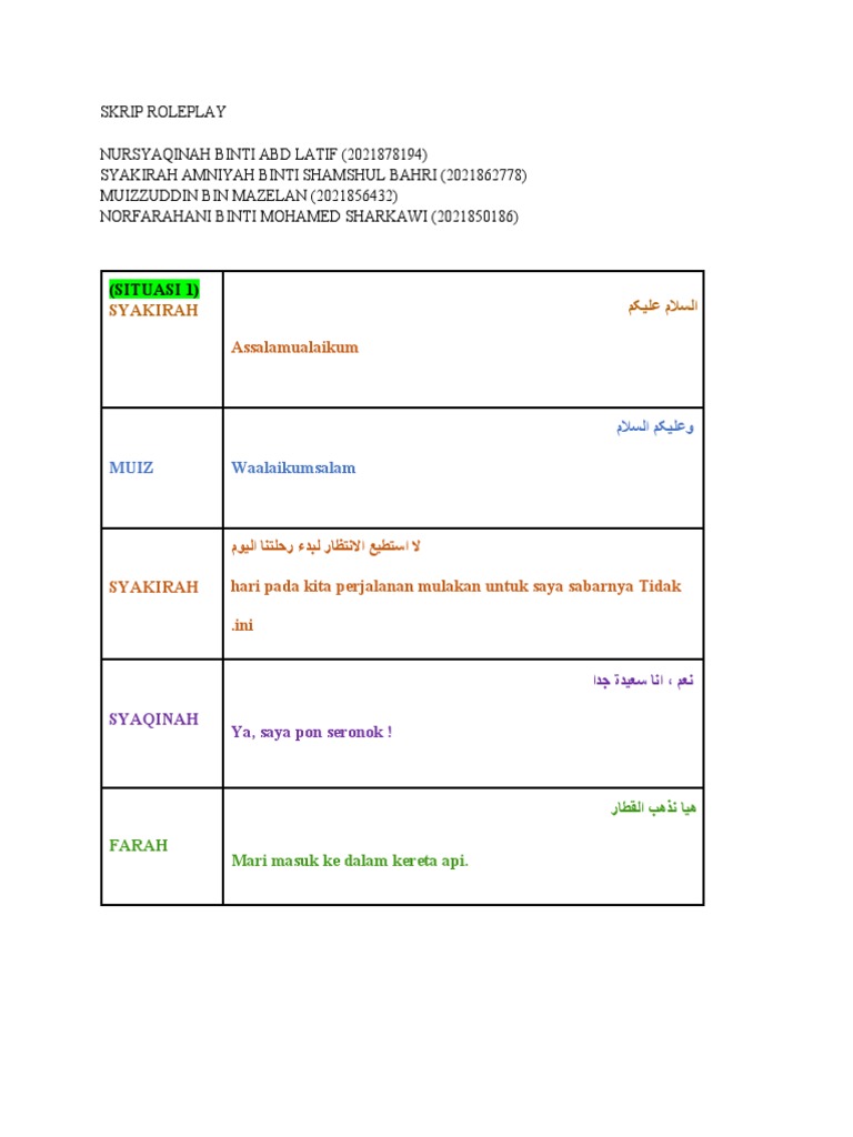 Roleplay | PDF