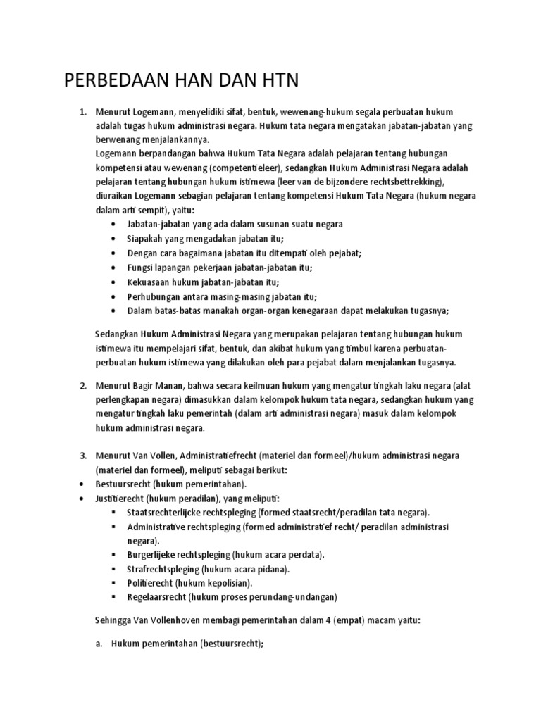 Perbedaan HAN Dan HTN | PDF