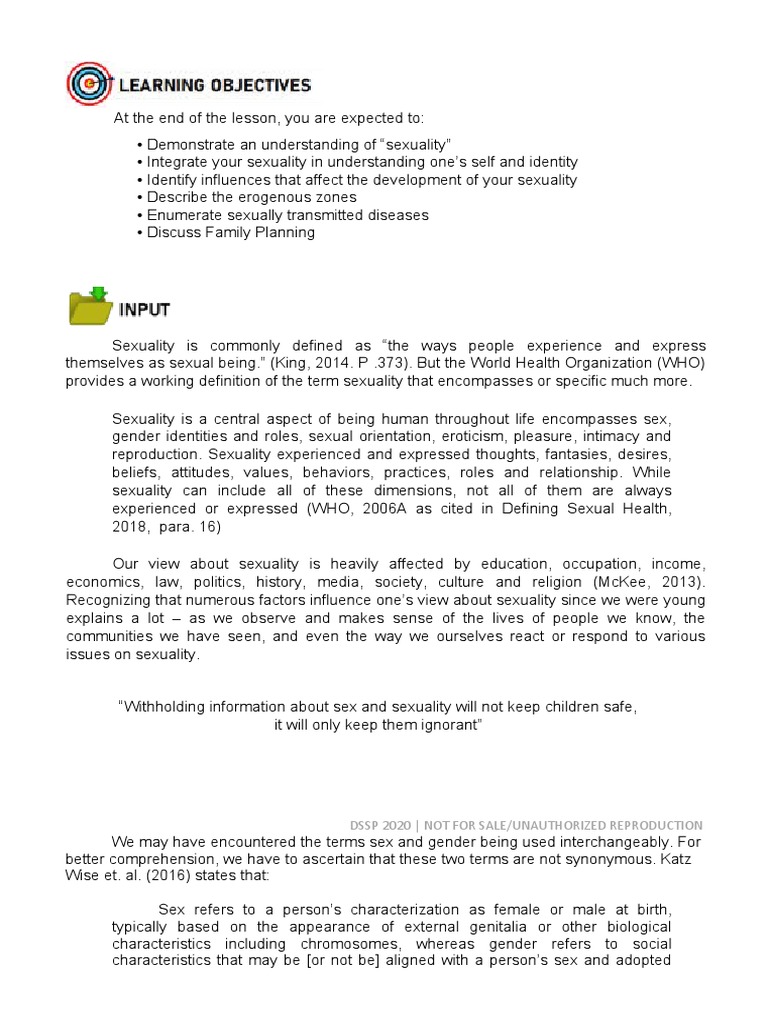 Understanding Human Sexuality and Identity | PDF | Human Sexuality ...