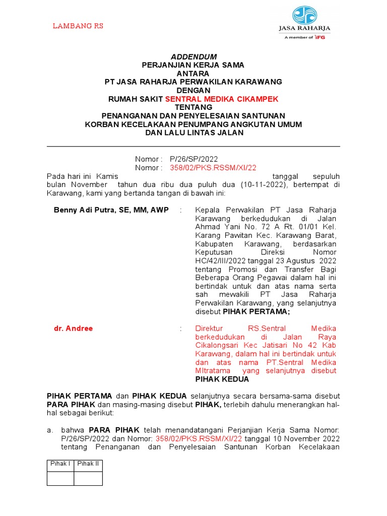 Adendum JR & Sentral Baru | PDF