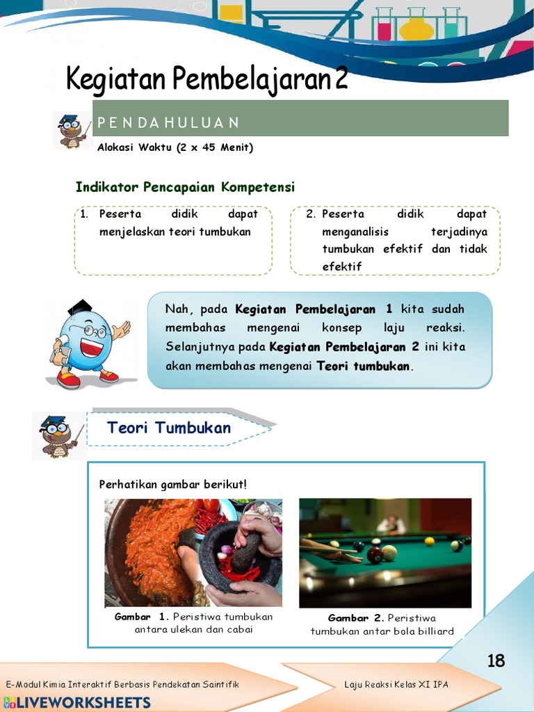 LKPD Teori Tumbukan | PDF
