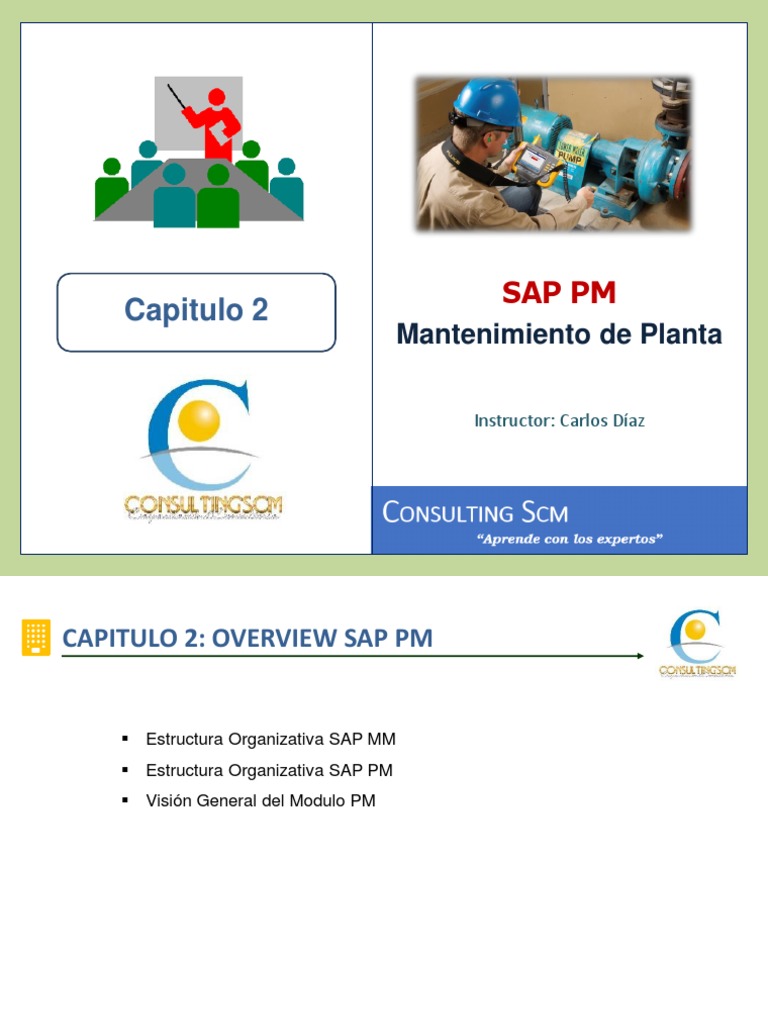 Taller SAP PM - Capitulo 2 | PDF | Planificación | Logística