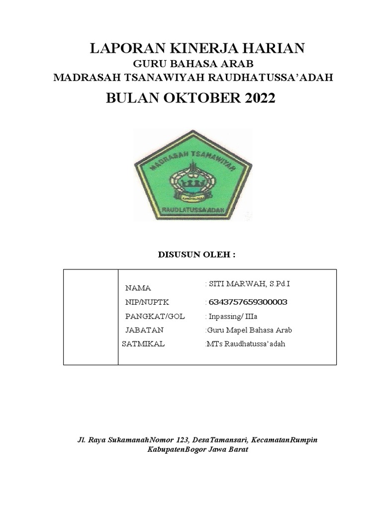 LKH Bahasa Arab OKT 2022 | PDF