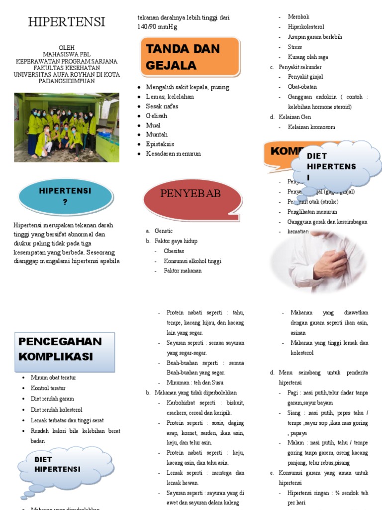 Leaflet HIPERTENSI | PDF