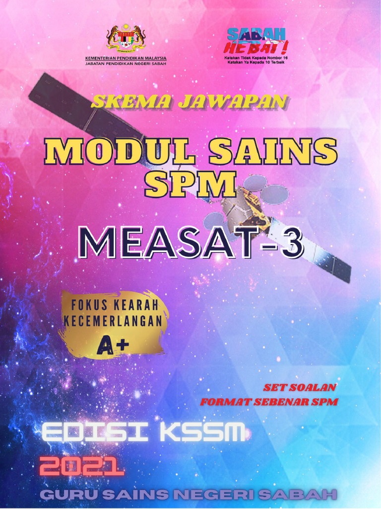 Skema Jawapan Modul Sains SPM MEASAT-3 SPB JPN Sabah | PDF