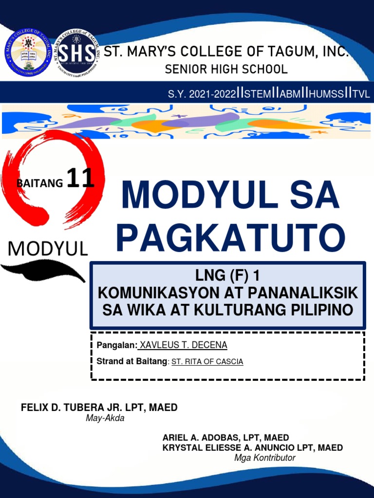 Filipino - Module 2 | PDF