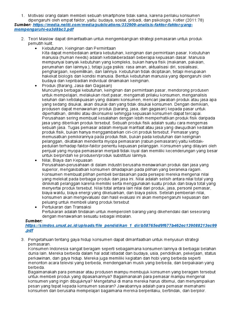 Diskusi 2 Perilaku Konsumen | PDF